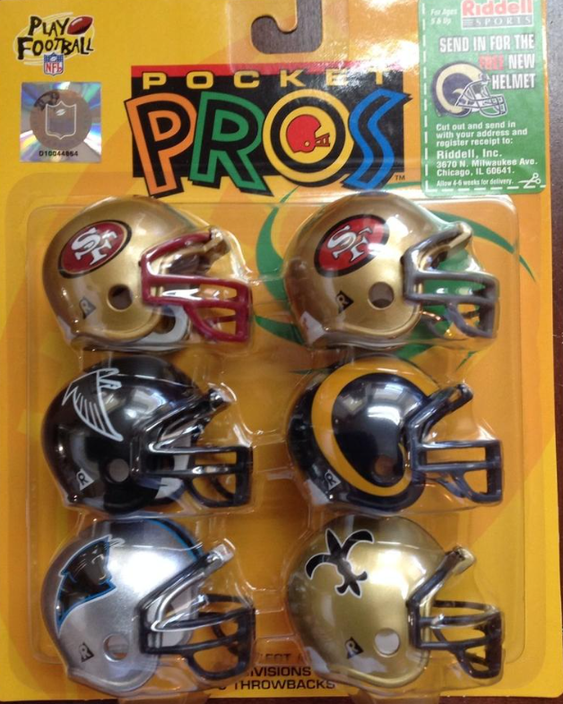 Riddell NFL Pocket Pro Helmets – Riddell NFL Pocket Pro Mini Helmet ...